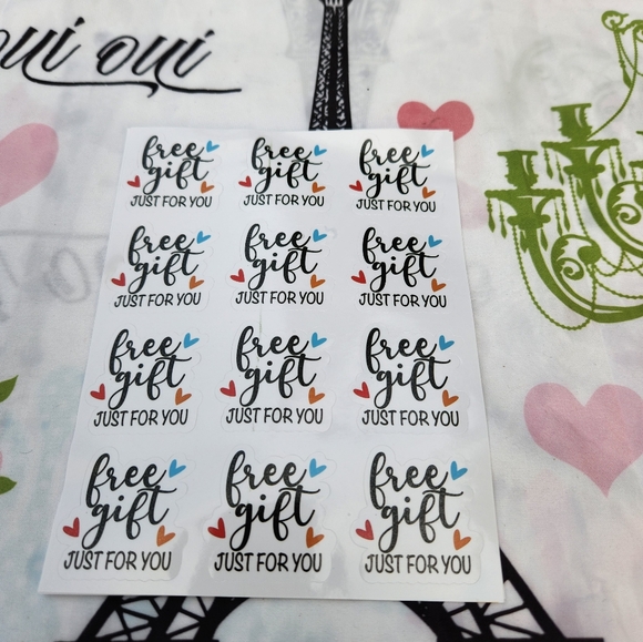 Boutique | Office | Free Gift Stickers With Colorful Hearts 6 Ct | Poshmark